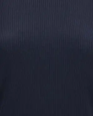 Max Mara Ribbed Long Sleeve Crewneck Sweater - Blue