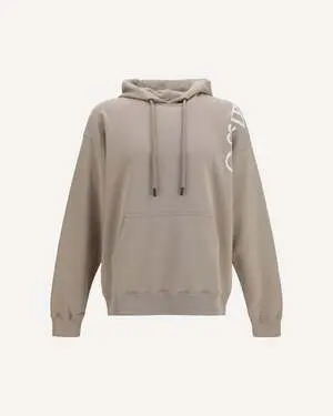 Off-White Vertical Bookish Skate Hoodie - Beige