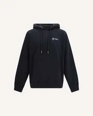 Off-White Script Logo Skate Hoodie Ale - Black