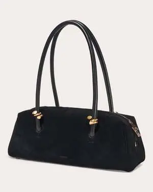 Simkhai Devon Suede Shoulder Bag - Black