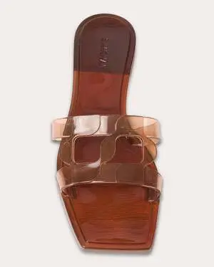 Simkhai Monogram Jelly Sandal