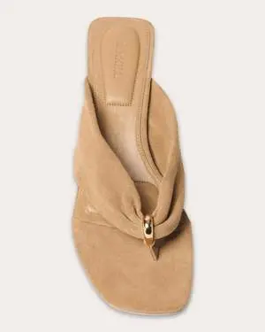 Simkhai Stella Suede Block Heel Sandal