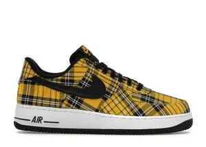 Nike Force 1 Low Yellow Plaid - Multi/color/black