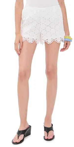 SIMONMILLER Isa Eyelet Shorts