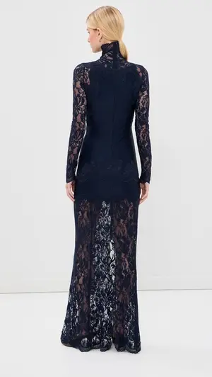 Rabanne Floral Lace Maxi Dress