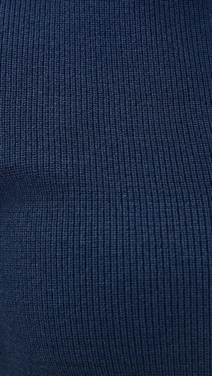 Shoshanna Maren Ribbed Knit Collared Dress