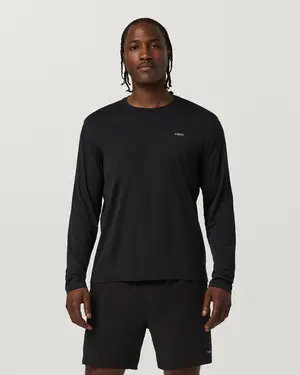 Vuori Vuori Long Sleeve Strato Breathe Tee Black