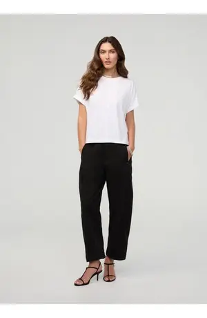 DUER Flextwill Barrel Pull On Pant Black