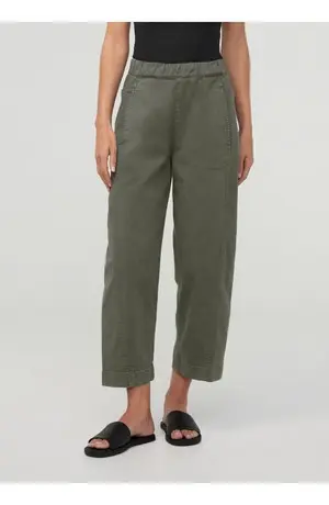DUER Flextwill Barrel Pull On Pant - Thyme
