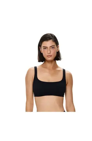 GOTTEX Tubular Square Neck Bikini Top Black