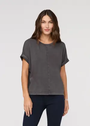 DUER DUER Pure Pima Slim Crew Neck T-Shirt Chestnut