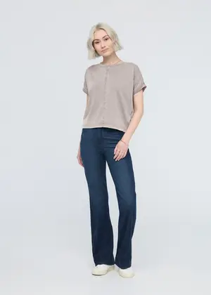DUER DUER Pure Pima Slim Crew Neck T-Shirt Kelp