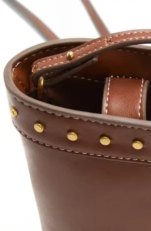 Mango Studded Faux Cell Phone Case With Strap