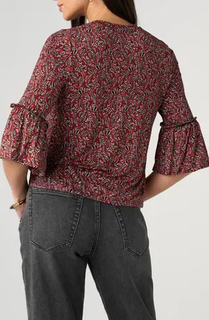 LIVERPOOL Bell Sleeve Top