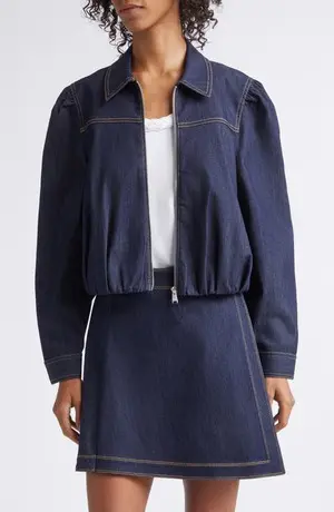 Cinq À Sept Estella Denim Jacket - Indigo