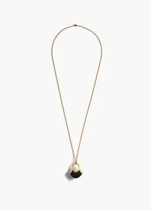 Khaite Small Lotus Pendant In Gold With