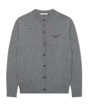 Givenchy Paris 1952 Signature Embroidered Knit Cardigan