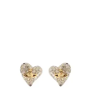VIVIENNE WESTWOOD Petra Heart-shape Stud Earrings