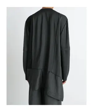 LEMAIRE Pleated Asymmetrical Blouse