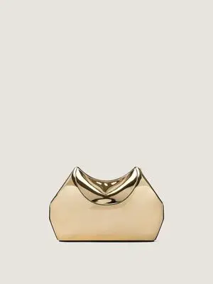Givenchy Golden Mirror Effect Facet Clutch Bag