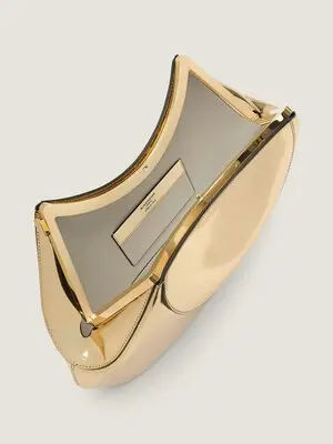 Givenchy Golden Mirror Effect Facet Clutch Bag