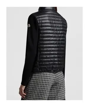 Moncler Padded Contrasting Zip-up Jacket
