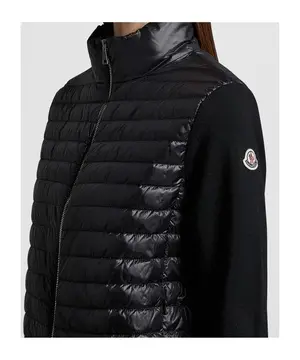 Moncler Padded Contrasting Zip-up Jacket