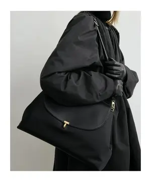 TOTEME T-lock Nylon Satchel