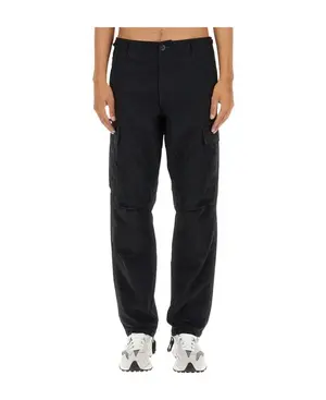 Carhartt Work In Progress Logo Casual Pants - Black