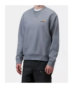 Carhartt American Script Embroidered-logo Crew-neck Sweater