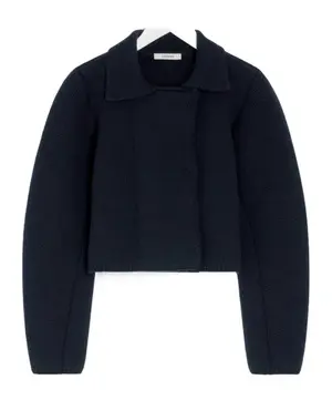 LEMAIRE Felted Double-breasted Blouson Jacket