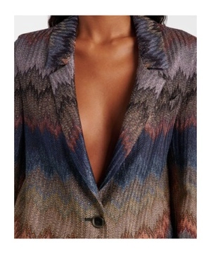 Missoni Zigzag Lamé Blazer