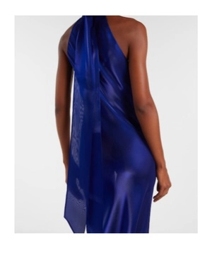 Galvan Sienna Semi-sheer Organza Gown