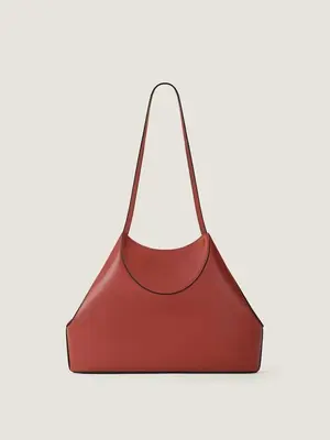 Givenchy Small Facet Tote Bag In Grained Leather
