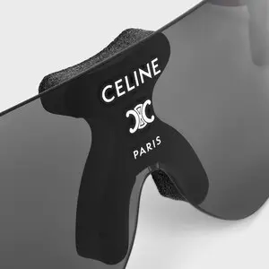 Celine Runner Sunglasses In Injected Nylon - Black