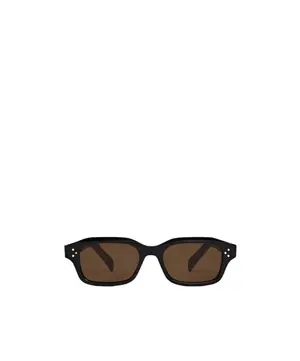 Celine Frame 64 Sunglasses In Acetate - Black