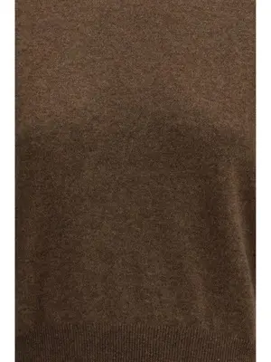 LISA YANG Genevra Short Sleeve Knitted Top
