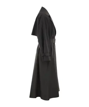 Max Mara Long Water-repellent Technical Trench Coat