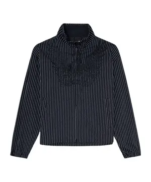 DIESEL® Pinstripe Embroidered Jacket