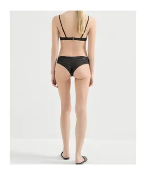 Brunello Cucinelli Stripes Monili Bikini Top