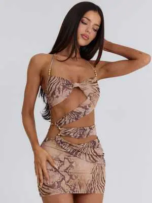 OUTCAST Alayna Mini Dress Narita - Print