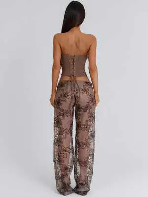 OUTCAST Jocelynn Sequin Straight Leg Pants