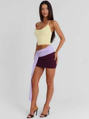 OUTCAST Kenley Mini Dress And Purple