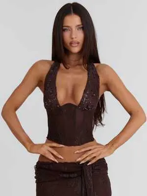 OUTCAST Debbie Top Chocolate