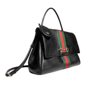 Gucci Horsebit 1955 Top Handle Bag - Black