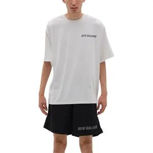 NEW BALANCE Met24 Reflection Nb Logo T-shirt Asia Sizing - White