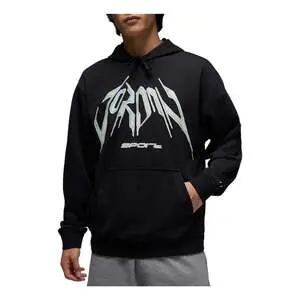 JORDAN Sport Crossover Dri-fit Fleece Hoodie - Black/white