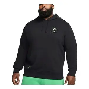 Nike Multi-swoosh Fleece Hoodie - Black/white