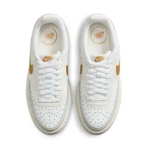 Nike Court Vision Alta Platform Sneakers - White/brown
