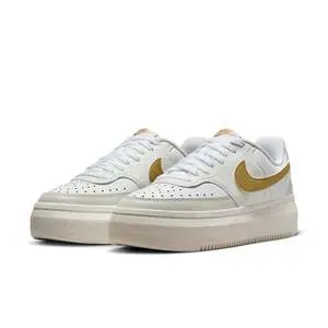 Nike Court Vision Alta Platform Sneakers - White/brown